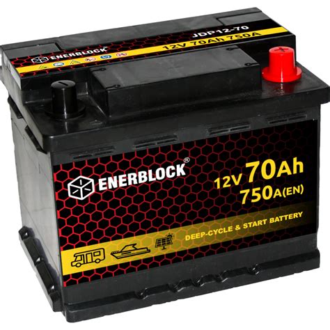 Enerblock JDP Duo Power AGM 12V 70Ah Akumulator PortablePower Pl
