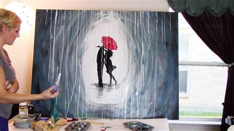 Easy Rainy Season Acrylic Painting Tutorial Painting Art Painting Art