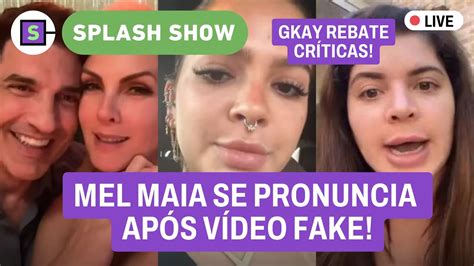 Mel Maia QUEBRA SILÊNCIO sobre suposto vídeo íntimo Fátima Bernardes