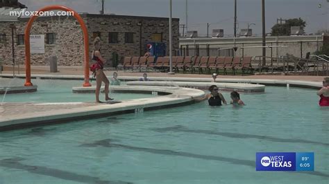 San Angelo S Public Pool Open For July 4th Swimming Myfoxzone