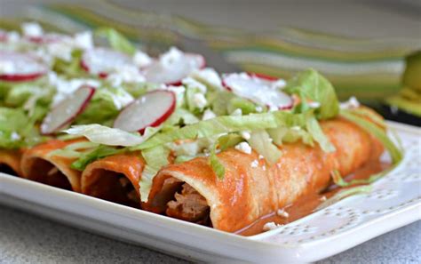 Enchiladas Rojas En Salsa Casera Receta Completa