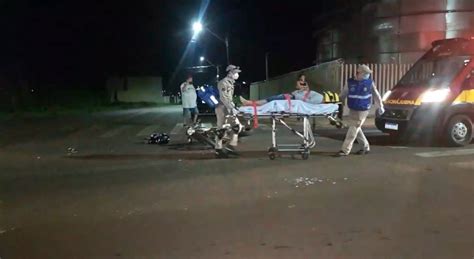 Duas pessoas ficam feridas após colisão na Avenida das Pombas CGN O