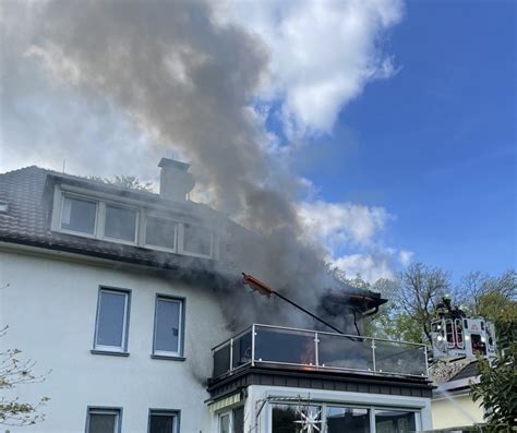 Brand Auf Dachterrasse Eines Mehrfamilienhauses Einsatzbericht