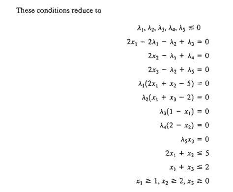 inequality constraints karush kuhn tucker kkt conditions