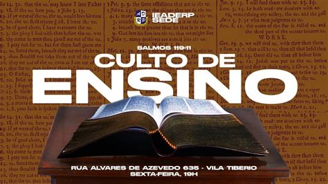 Culto De Ensino Da Palavra De Deus Youtube