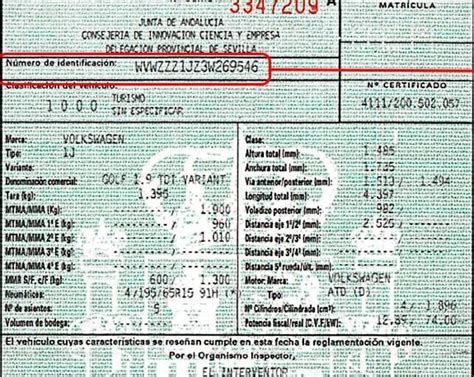 Número de bastidor en la ficha técnica2024