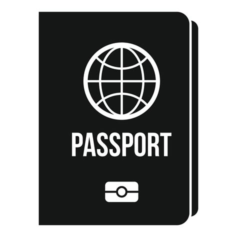 Icono De Pasaporte Internacional Estilo Simple 14520958 Vector En Vecteezy