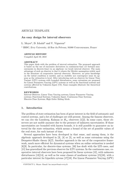 pdf an easy design for interval observers