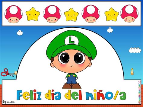 Coronas D A Del Ni O Mario Bross Imagenes Educativas