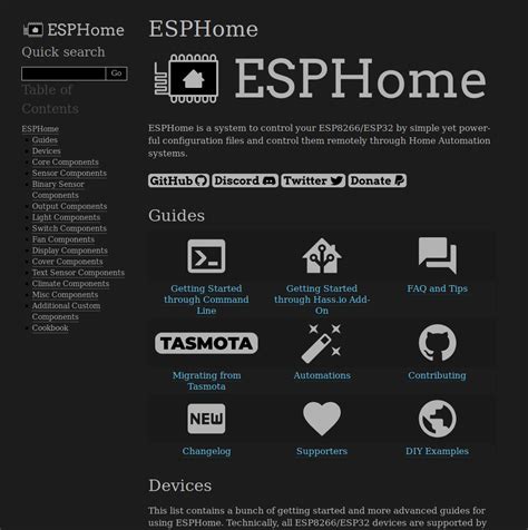 ESPHome Docs Dark Userstyles Org
