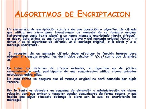 Cuál es el algoritmo de cifrado más robusto Haras Dadinco
