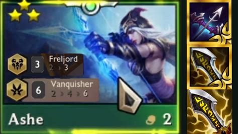 311 Crit Damage Ashe 3 Star 6 Vanquisher Zenith Edge And
