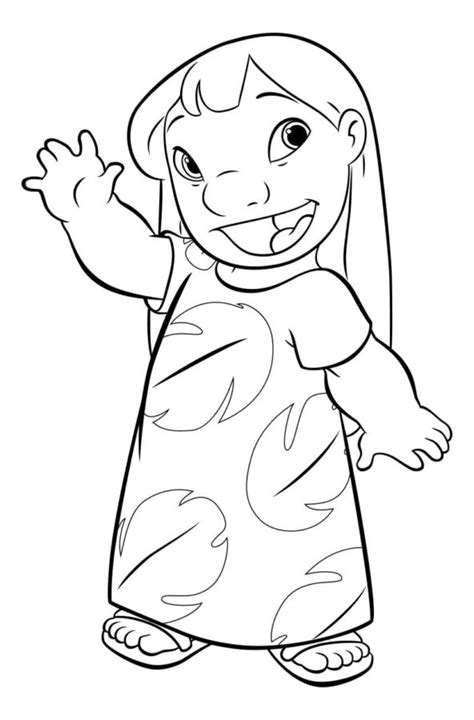 Dibujos de Lilo Stitch para colorear 65 imágenes para impresión gratuita