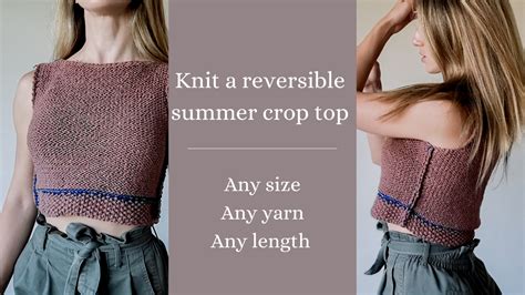How To Knit A Crop Top — For The Love Of Knitwear