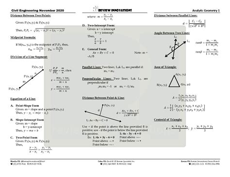 SOLUTION Analytic Geometry Examples Studypool