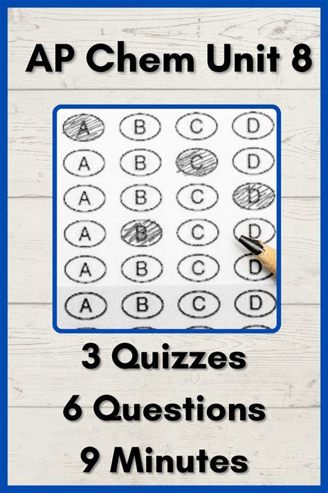 Ap Chemistry Unit Multiple Choice Quizzes And Answers Classful