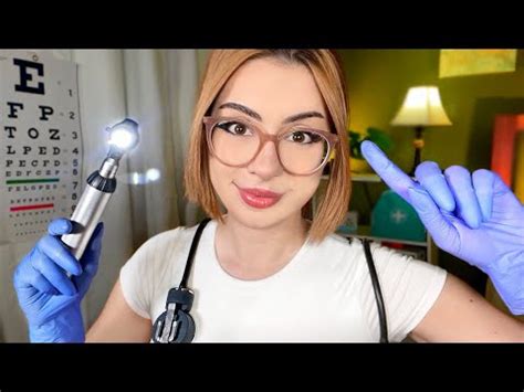 ASMR Detailed Nurse Exam In BED Medical Exam Cranial Nerve Examination