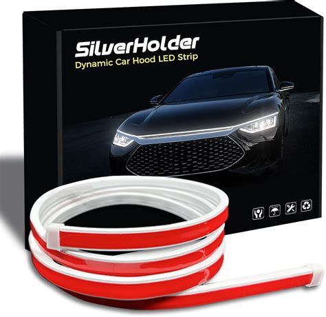 Amazon SilverHolder Dynamic White Car Hood Light Strip 94 Inches