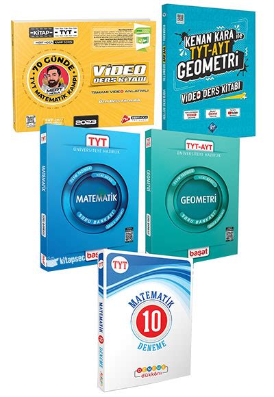 2023 TYT AYT Mert Hoca Kenan Kara Matematik Geometri Video Ders Notları