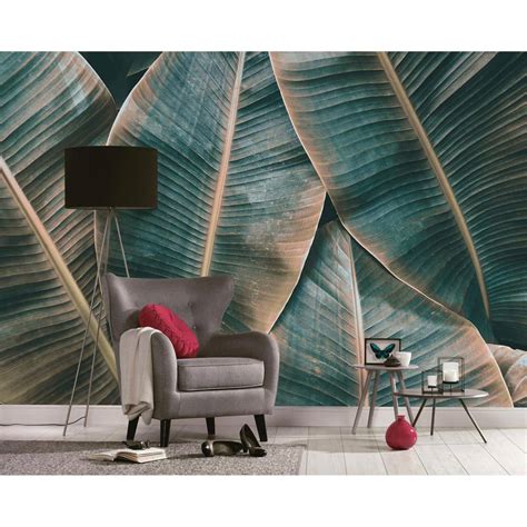 Livingwalls Papier Peint Photo Designwalls Feuilles De Bananier Wall