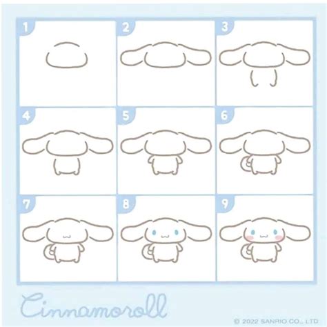how to draw cinnamoroll Tutorial de dibujo Lindos dibujos fáciles