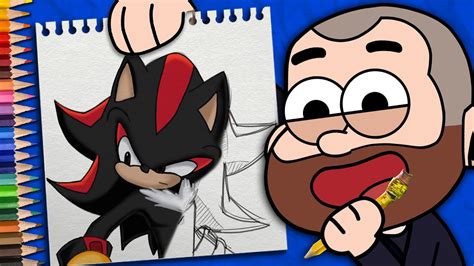COMO desenhar o SHADOW the Hedgehog do SONIC fácil Passo a passo