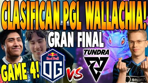 OG Vs TUNDRA GAME 4 BO5 GRAN FINAL TIMADO WISPER CEB Vs TOPSON