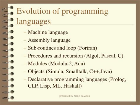 ppt evolution of programming languages powerpoint presentation free download id 6571103