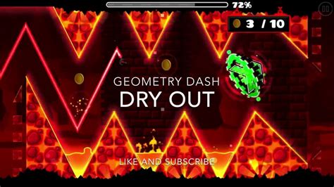 Geometry Dash Dry Out All Coins Youtube