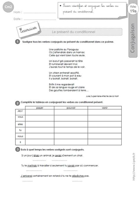 Top Conjuguer Conditionnel Images Tout Degorgement
