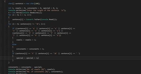 c program to count number of vowels and consonants in a string one91