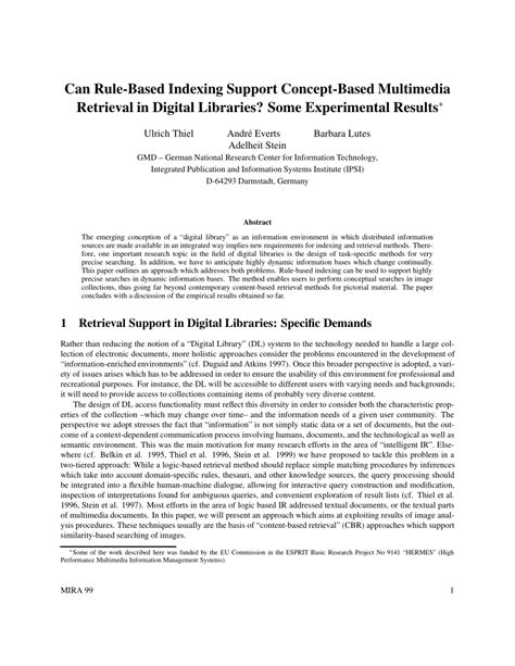 pdf can rule based indexing support concept basedmultimedia retrieval in digital libraries