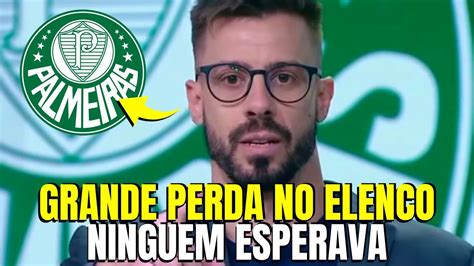 SAIU AGORA SURPREENDEU A TODOS PALMEIRAS CONFIMOU NOTICIAS DO