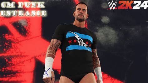 CM Punk Full Entrance First Look ECW Punk Pack DLC WWE 2K24 YouTube