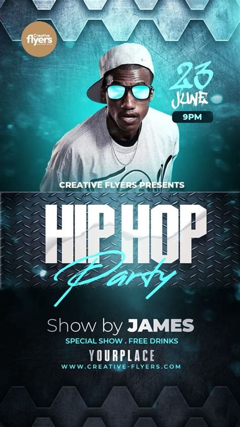 Hip Hop Flyer Design To Edit With Photoshop Creative Flyers In 2022