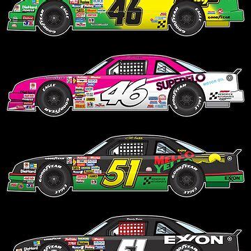 Days Of Thunder Car Collection Illustration Cole Trickle Rowdy Burns