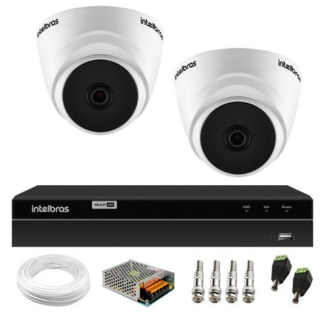 Kit 2 Câmeras Segurança Dome Vhl 1220 D KaBuM