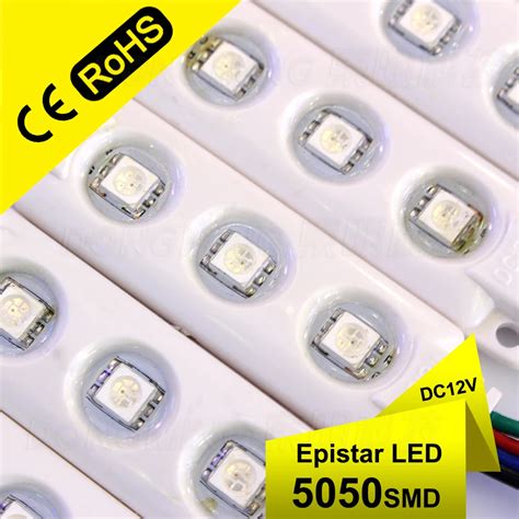 3 LEDs Super Brightness RGB LED Module Light DC 12V Waterproof IP65
