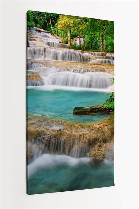 Obraz na płótnie HOMEPRINT natura woda dzika przyroda wodospad Mae