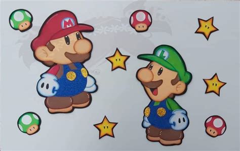Aplique super Mario Molde grátis
