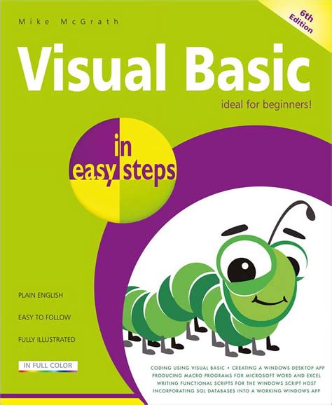 in easy steps visual basic in easy steps updated for visual basic 2019 edition 6 paperback