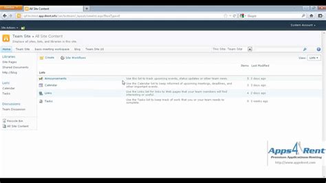 How To SharePoint How Does A Standard Team Site Look Like In