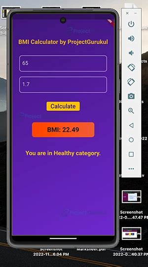 Flutter Project BMI Calculator Project Gurukul