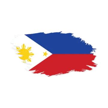 Philippines National Flag Vector With Transparent Philippines