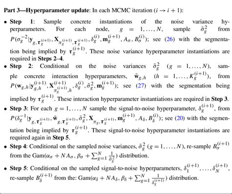 pseudo code for the hyper hyperparameter update part of the advanced download scientific