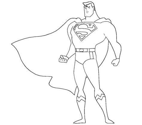 Coloriage Superman 5 télécharger et imprimer gratuit sur