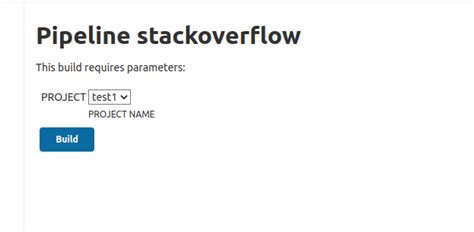Jenkins Parameterized Project For Multiple Parameters Stack Overflow