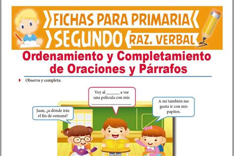 Párrafos y Predicción de Sucesos para Segundo Grado de Primaria