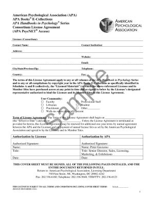 Fillable Online Apa Sample American Psychological Association Fax