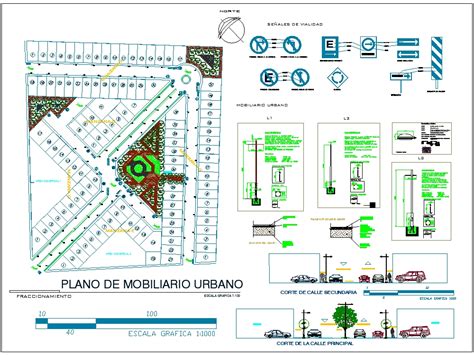 Fraccionamiento En DWG 729 14 KB Librería CAD